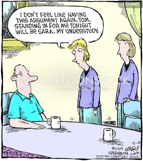 Repetitive Arguments Cartoons and Comics - funny pictures from CartoonStock