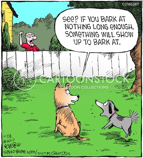Bark At Nothing Cartoons and Comics - funny pictures from CartoonStock