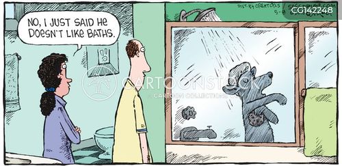Showered Cartoons and Comics - funny pictures from CartoonStock