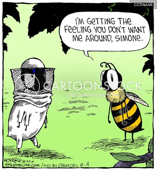Beekeper Cartoons and Comics - funny pictures from CartoonStock