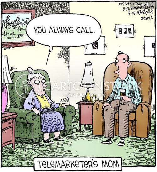 Call Mom Cartoons and Comics - funny pictures from CartoonStock