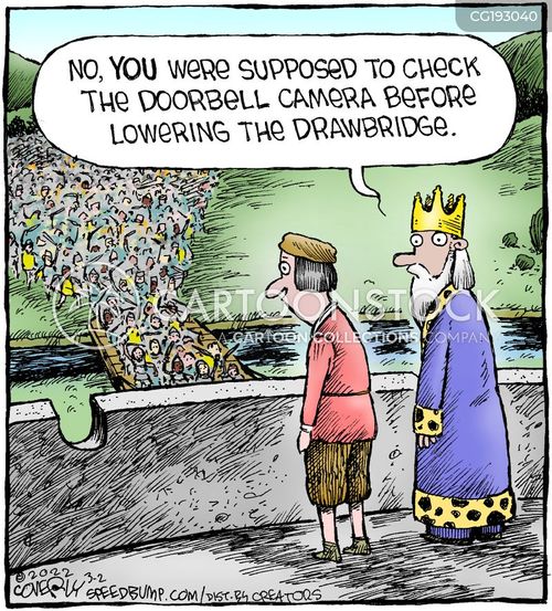Drawbridge Cartoons and Comics - funny pictures from CartoonStock