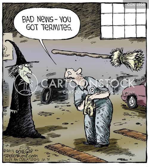 Termite Man Cartoons and Comics - funny pictures from CartoonStock