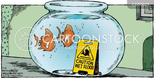 Cartoon Wet Floor Wax