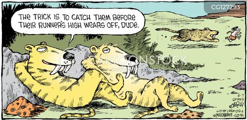 Saber-toothed Cartoons and Comics - funny pictures from CartoonStock