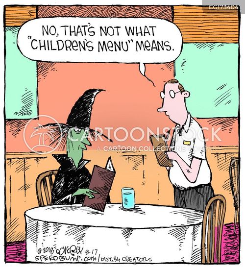Child Menu Cartoons and Comics - funny pictures from CartoonStock