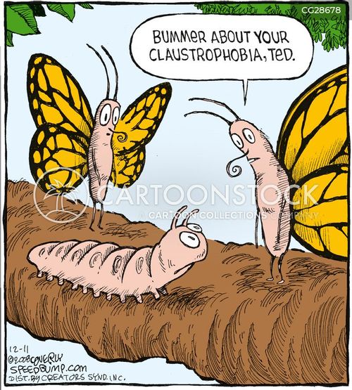 Claustrophobic Cartoons and Comics - funny pictures from CartoonStock