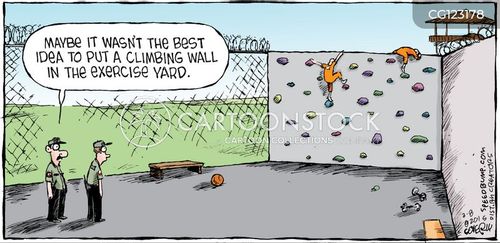 Putting Up Walls Cartoons and Comics - funny pictures from CartoonStock