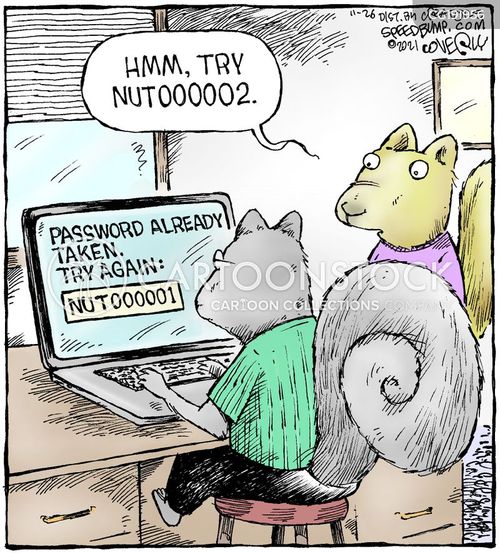 Login Attempt Cartoons and Comics - funny pictures from CartoonStock