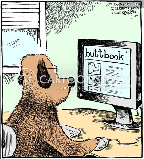 Sniff Butts Cartoons and Comics - funny pictures from CartoonStock