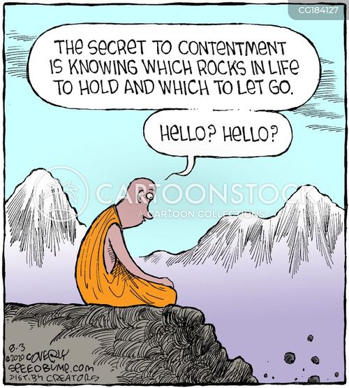 Contentment Cartoons and Comics - funny pictures from CartoonStock