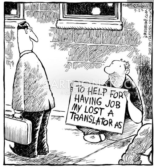 Verbing Cartoons and Comics - funny pictures from CartoonStock