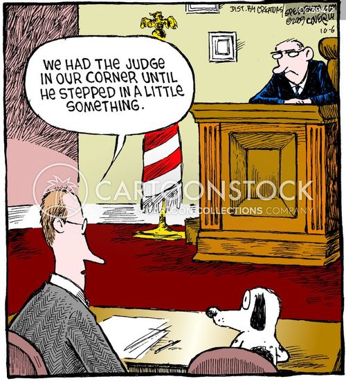 Dog Court Cartoons and Comics - funny pictures from CartoonStock