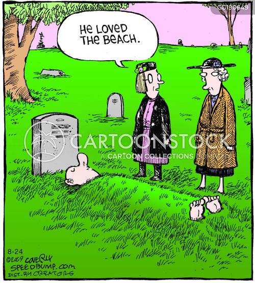 O-beach-uary Cartoons and Comics - funny pictures from CartoonStock
