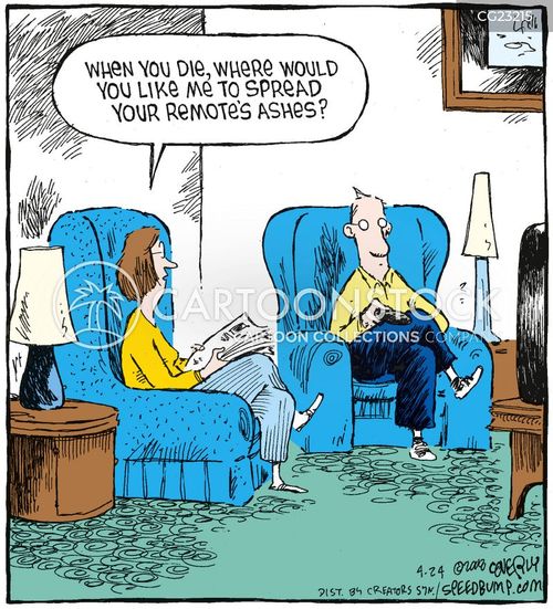 Remote Cartoons and Comics - funny pictures from CartoonStock