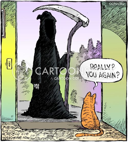 Recurring Death Cartoons and Comics - funny pictures from CartoonStock