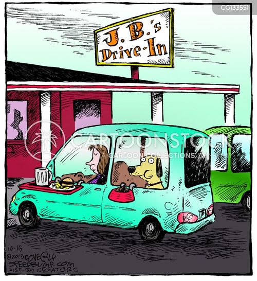 Drive-in Cartoons and Comics - funny pictures from CartoonStock