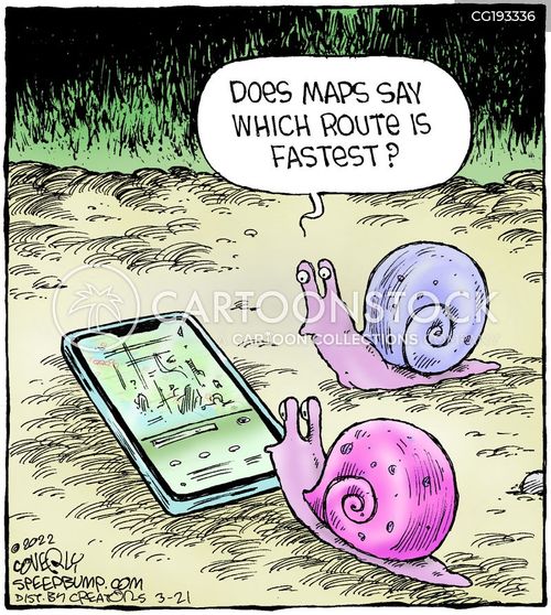 Snail Speed Cartoons and Comics - funny pictures from CartoonStock