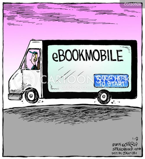 Bookmobile Cartoons and Comics - funny pictures from CartoonStock