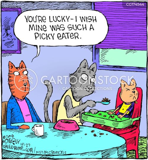 Pickiness Cartoons and Comics - funny pictures from CartoonStock