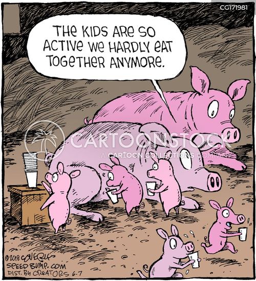 Speed Eating Cartoons and Comics - funny pictures from CartoonStock