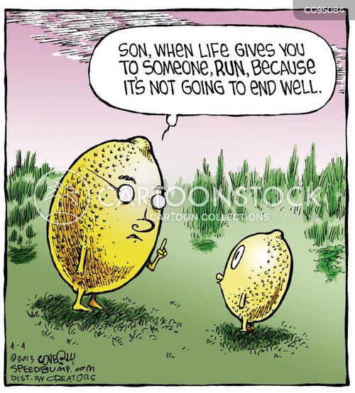 Lemon Challenge Cartoons and Comics - funny pictures from CartoonStock