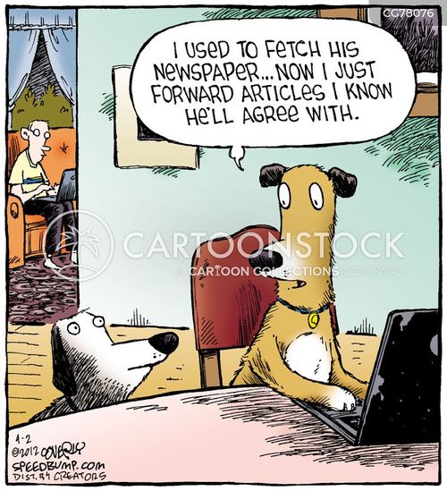 Dogs Using Computers Cartoons and Comics - funny pictures from CartoonStock
