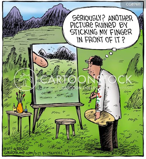 Stick Your Finger Up Cartoons and Comics - funny pictures from CartoonStock