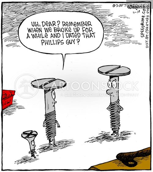 Flathead Screws Cartoons and Comics - funny pictures from CartoonStock