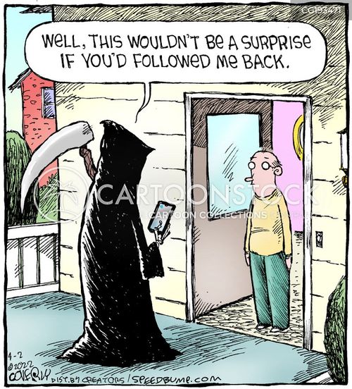 Dying Media Cartoons and Comics - funny pictures from CartoonStock