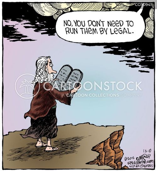 Moses And God Cartoons and Comics - funny pictures from CartoonStock