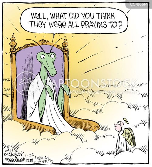 Saying Prays Cartoons and Comics - funny pictures from CartoonStock