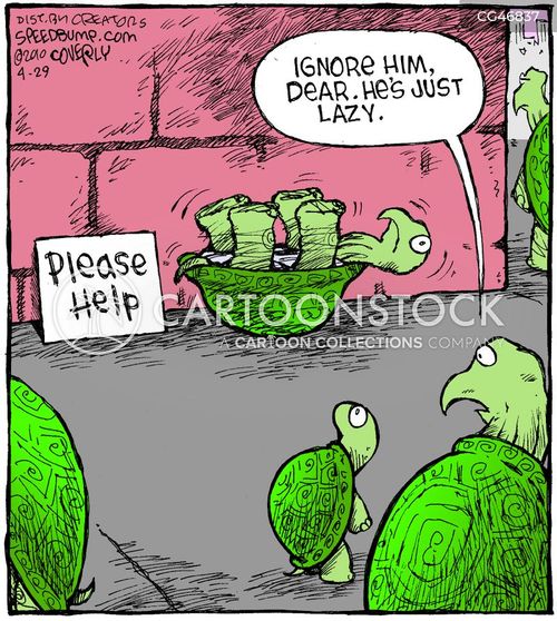 Stuck On Back Cartoons and Comics - funny pictures from CartoonStock