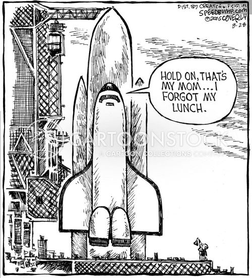 Astronaut Food Cartoons and Comics - funny pictures from CartoonStock