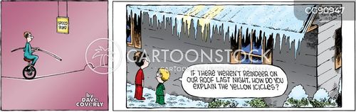 Icicle Lights Cartoons and Comics - funny pictures from CartoonStock