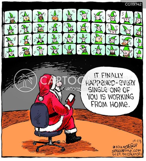 Telecommuted Cartoons and Comics - funny pictures from CartoonStock