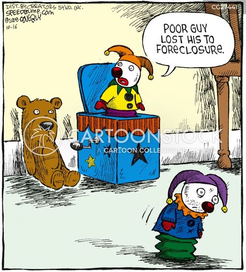 Foreclosure Cartoons and Comics - funny pictures from CartoonStock
