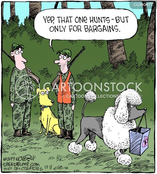 Bargain Hunting Cartoons and Comics - funny pictures from CartoonStock