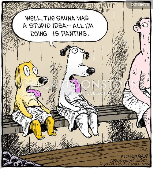Sauna Cartoons and Comics - funny pictures from CartoonStock