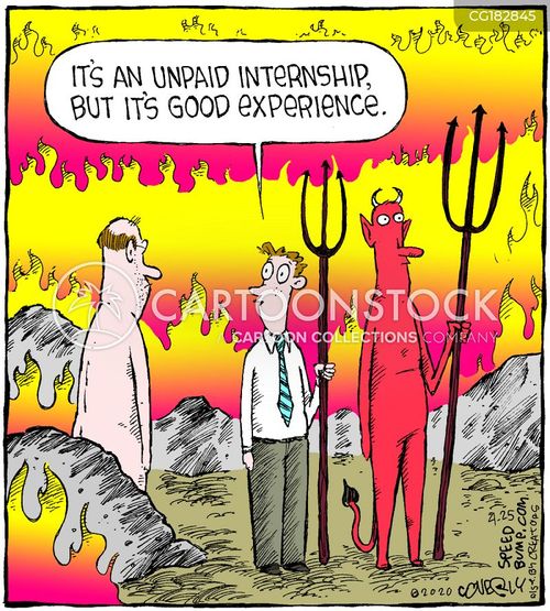 Underworld Job Cartoons and Comics - funny pictures from CartoonStock