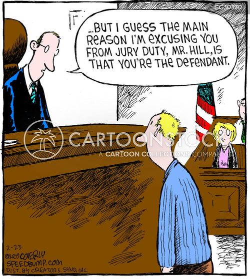 Justice Proceedings Cartoons and Comics - funny pictures from CartoonStock