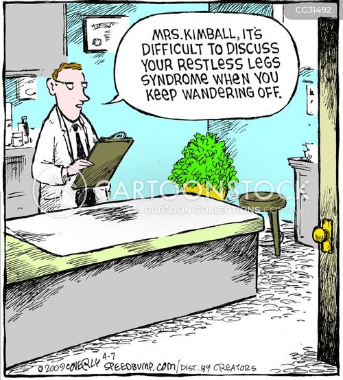Restless Leg Cartoons and Comics - funny pictures from CartoonStock