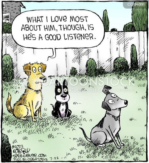 Speed Listening Cartoons and Comics - funny pictures from CartoonStock