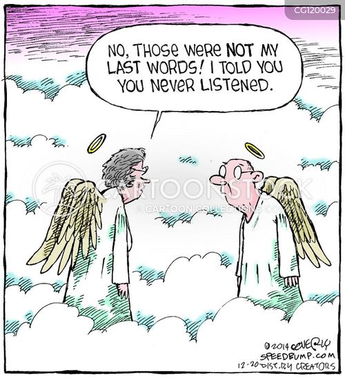 Speed Listening Cartoons and Comics - funny pictures from CartoonStock