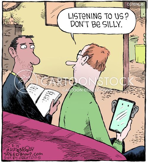 Speed Listening Cartoons and Comics - funny pictures from CartoonStock