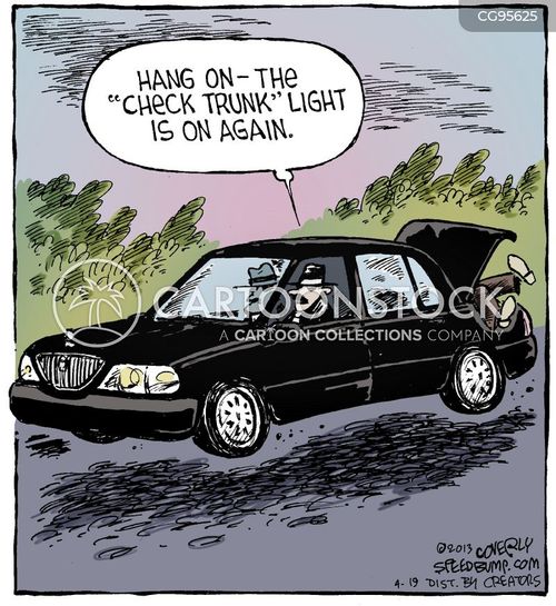 Trunk Inspection Cartoons and Comics - funny pictures from CartoonStock