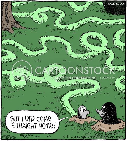 Mole Digging Cartoons and Comics - funny pictures from CartoonStock