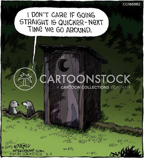 Outdoor Privy Cartoons and Comics - funny pictures from CartoonStock