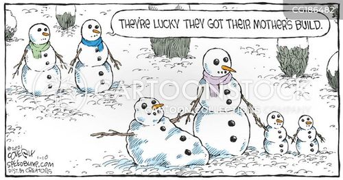 Snowman Appearance Cartoons and Comics - funny pictures from CartoonStock