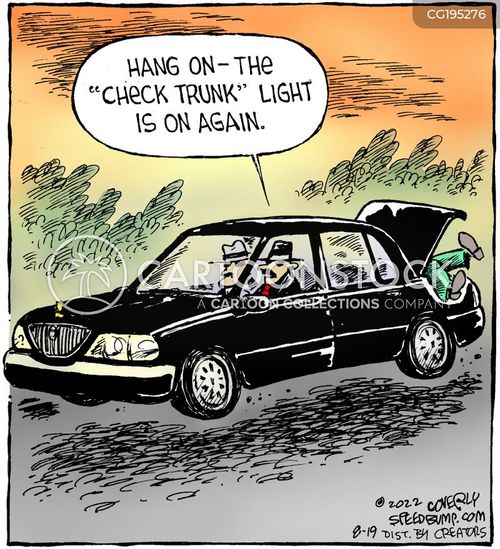 Locked Trunk Cartoons and Comics - funny pictures from CartoonStock